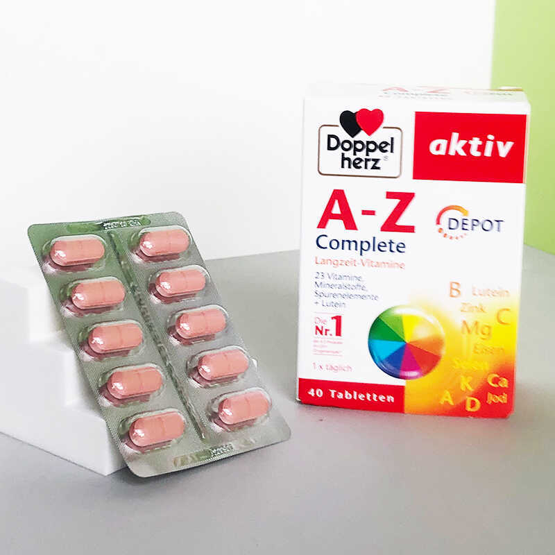 German Double Heart A-Z Multi-vitamins and Multi-minerals Sustained ...