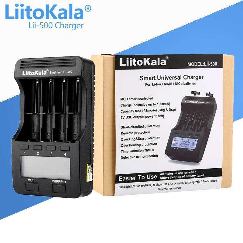 i-500 Liitokala Lii-600 Lii-S8 Lii-Pd4 Lii-Pd2 LCD 3.7V/1.2V 18650 ...