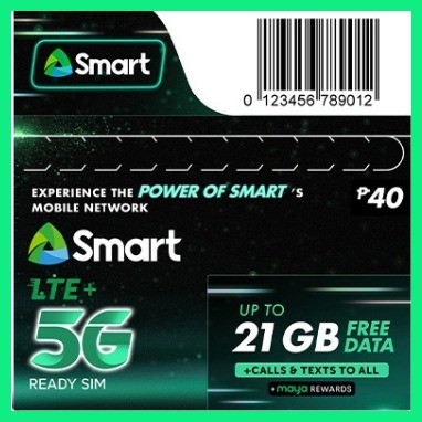 LOWEST PRICE] SMART PREPAID SIM CARD LTE + 5G READY FREE 21GB at FREE ...