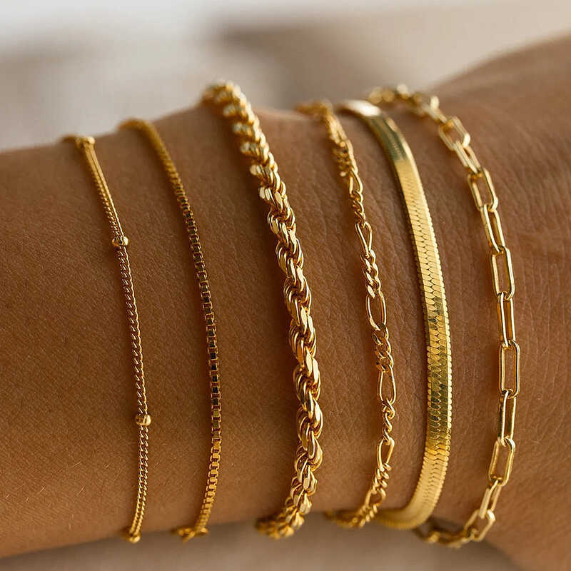European and American Cross-Border Bohemian Minimalist Jewelry Metal ...