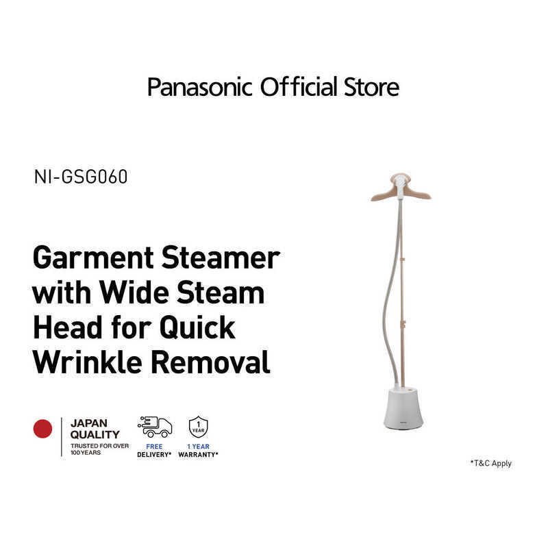 Panasonic Ni-Gsg060 Garment Steamer With Adjustable Stand B5a | Shopee ...