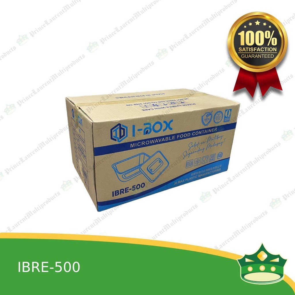 [300 pcs] IBOX brand re500 microwavable plastic rectangular clear ...