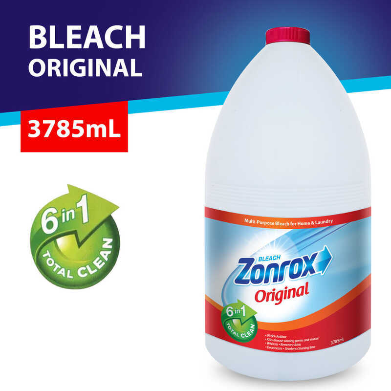 Zonrox Bleach Original 1 Gallon 3785 Ml 80F | Shopee Philippines