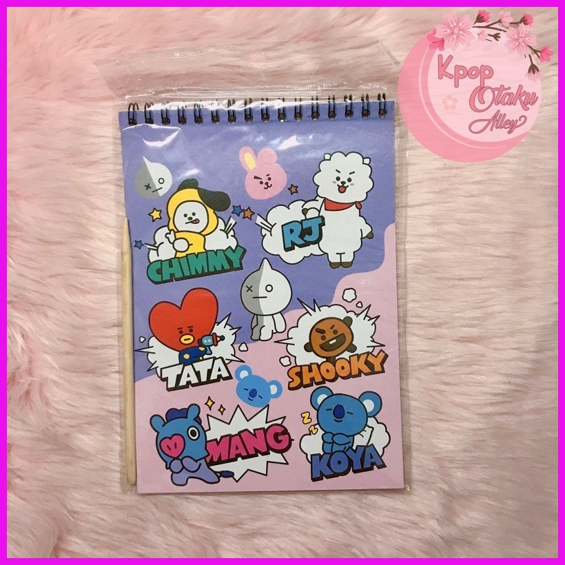 ♟ BTS BT21 Scratch Note Pad | Kpop Otaku Alley | Shopee Philippines