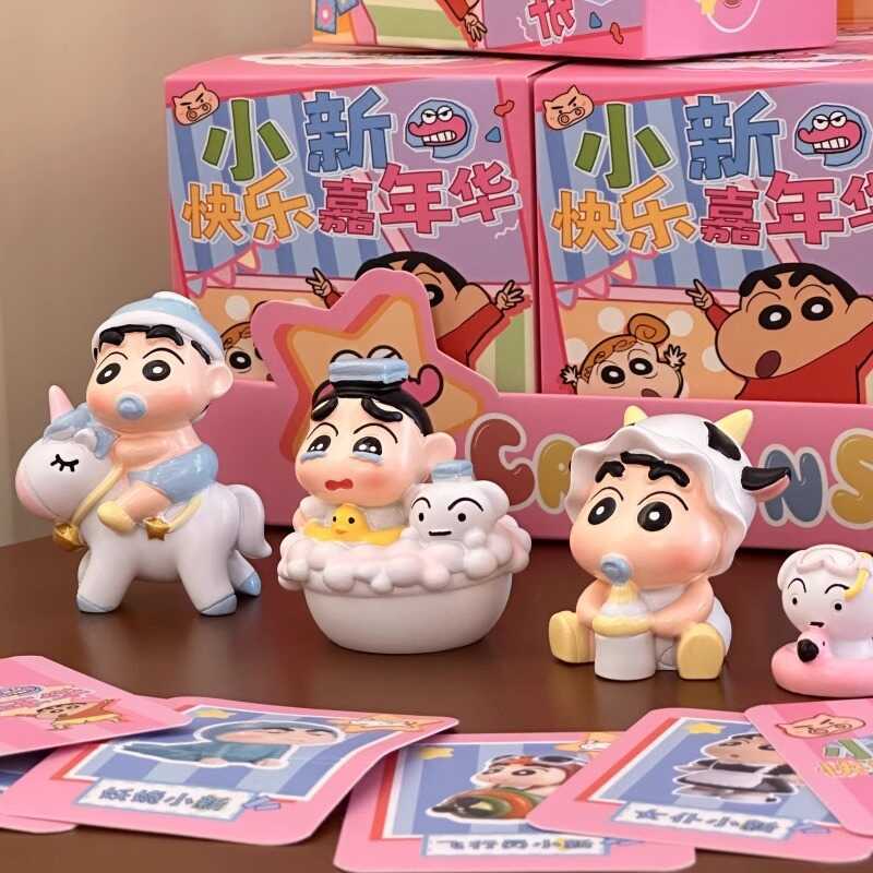Crayon Shin-chan Blind Box Happy Carnival Peripheral Hand Doll Desktop ...