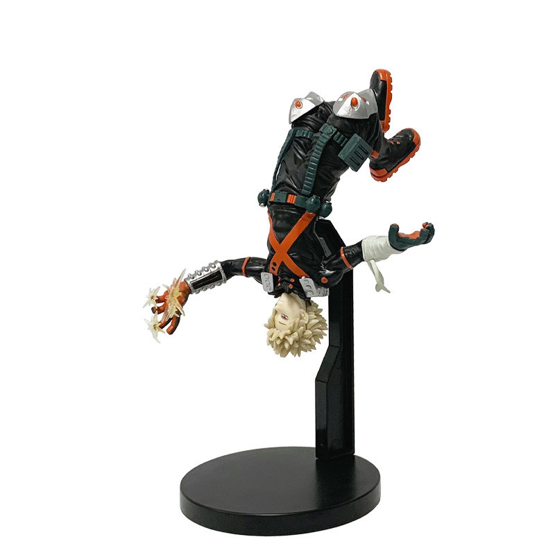 22cm Anime My Hero Academia Awaken Bakugou Katsuki Battle Scene PVC ...