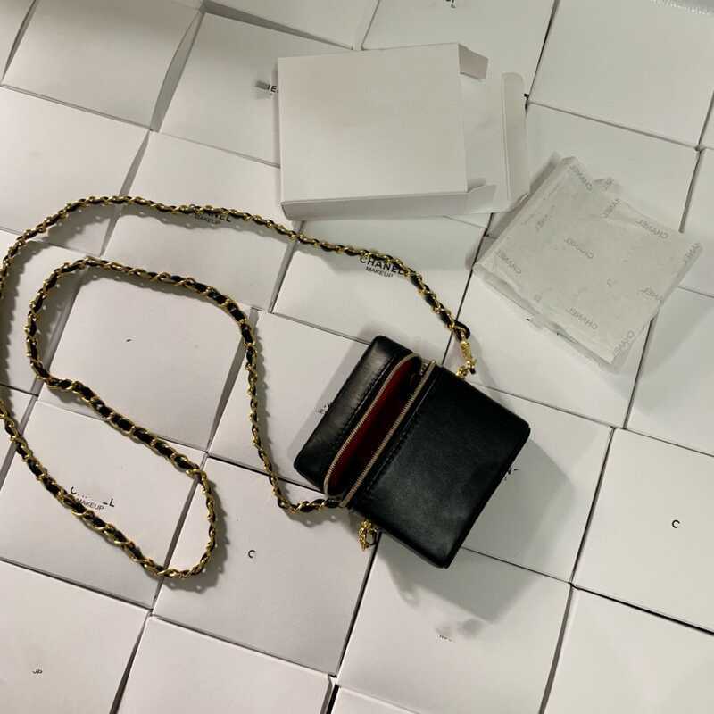 Chanel Style Chain Crossbody Coin Purse Modified Lipstick Bag | Shopee ...