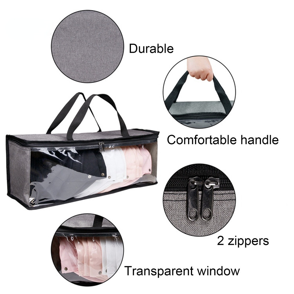 (COD) PVC Cap Storage Box Trucker Style Sport Cap Bag Multi-use for ...
