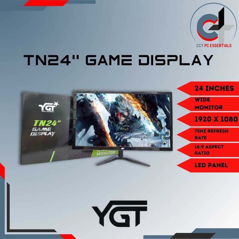 24 Inches YGT Tn24" Game Display FHD Gaming Monitor | Wide 1920 X 1080 ...