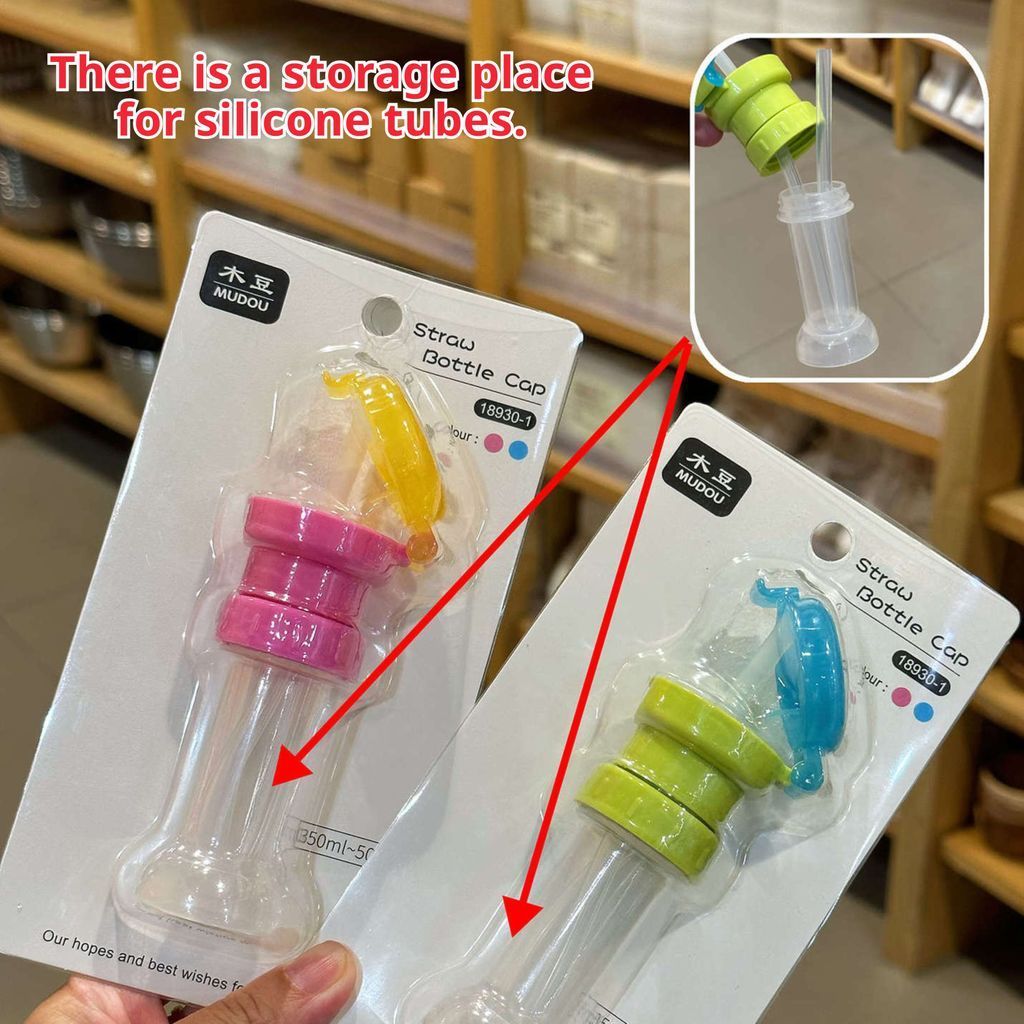 Portable Kids Drink Bottle Cap Spill Proof Juice Soda Water Bottle ...