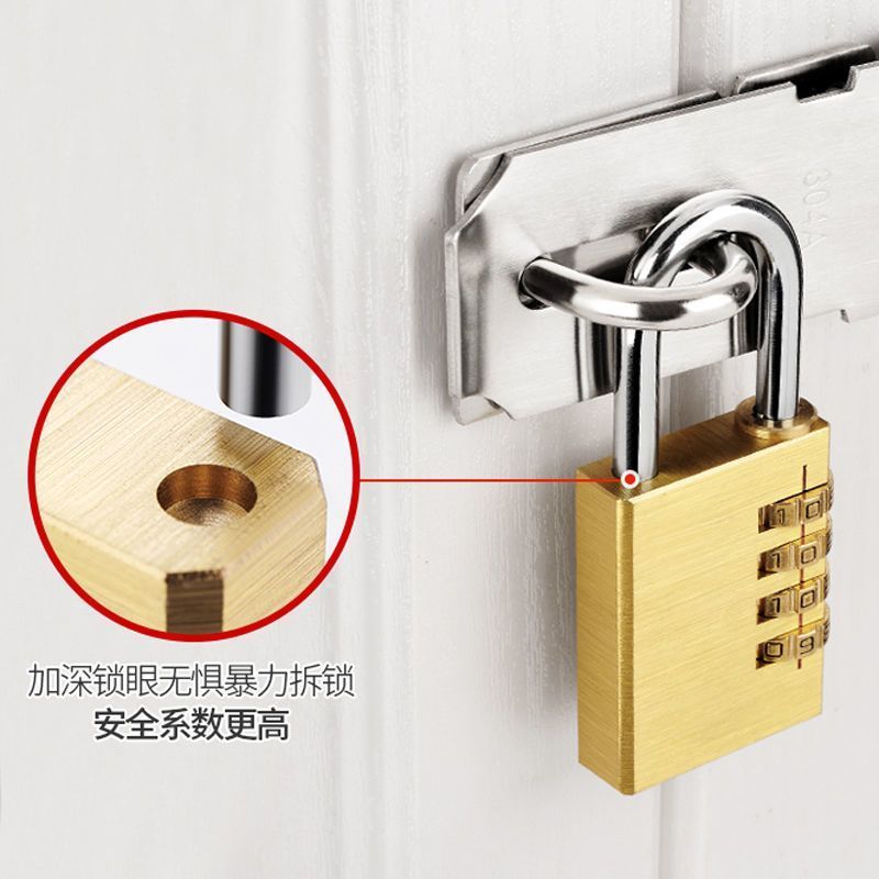 Waterproof Copper Combination Padlock | Small Padlock for Dorm Cabinet ...