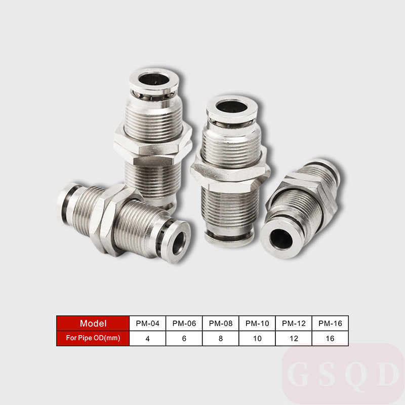 304 Stainless Steel Trachea Quick Connector Pneumatic Trachea Quick ...