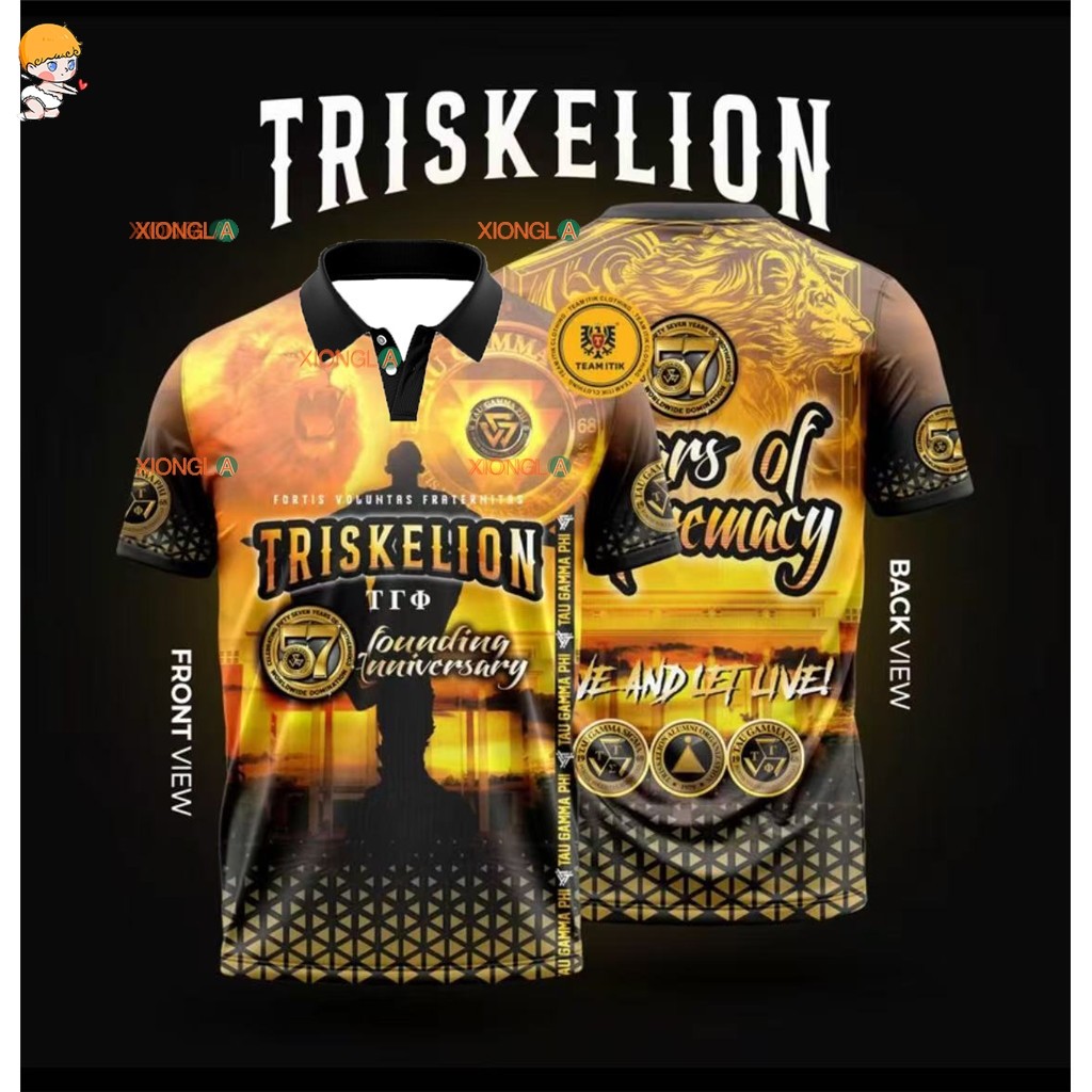 Tau Gamma Phi 1968 Triskelion 57th Anniversary FraternityT-Shirt for ...