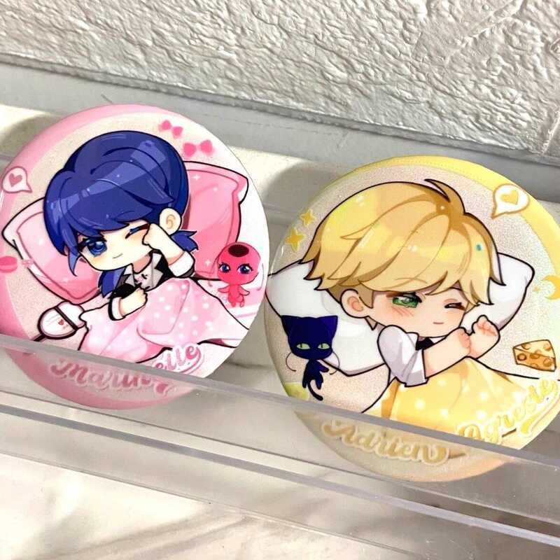 Ladybug Reddy Marina Ai Jun Merchandise Decoration Badge Tinplate ...