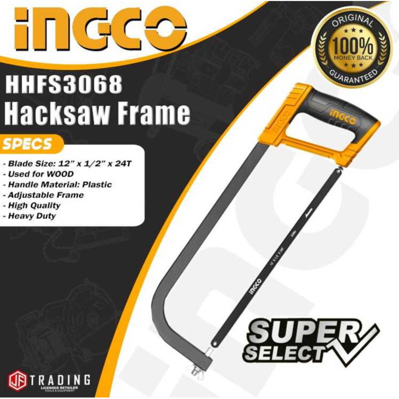 Ingco Hacksaw Frame Hhfs3068 07B | Shopee Philippines