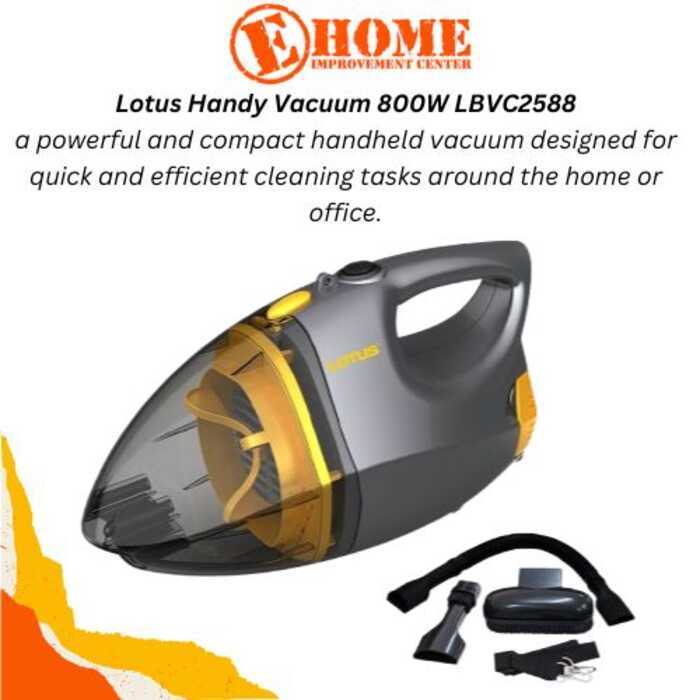 Lotus Handy Vacuum 800W Lbvc2588 8Ac | Shopee Philippines