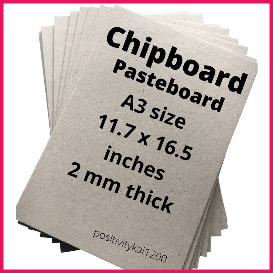 (Positivity) Chipboard / Pasteboard A3 size 2mm thick | Shopee Philippines