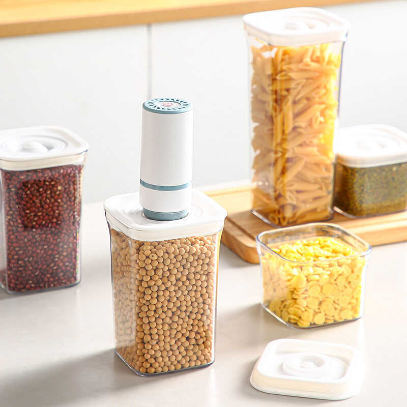 Kitchen Whole Grain Storage Box Food Grade PET Storage Tank Vacuum ...