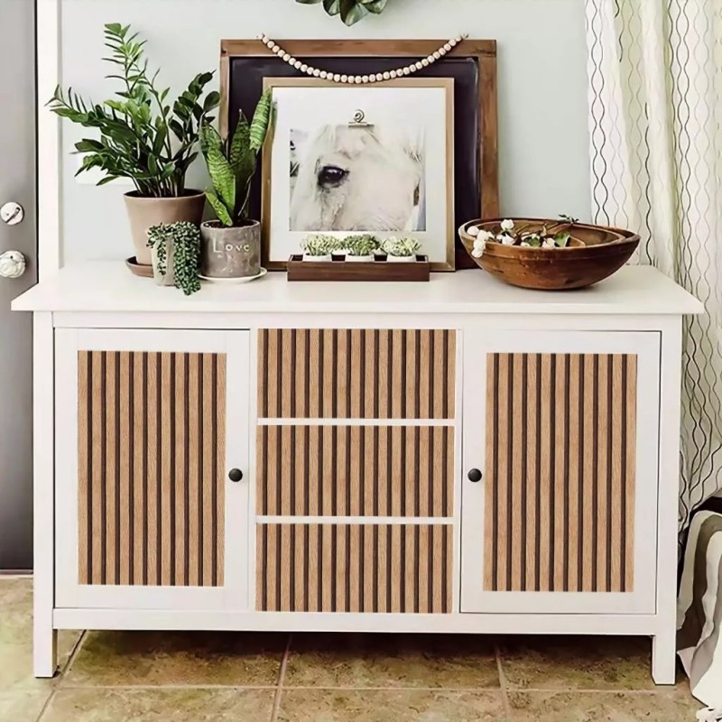 3M*45CM Wallpaper Wood Pattern Design Wall Sticker Waterproof ...