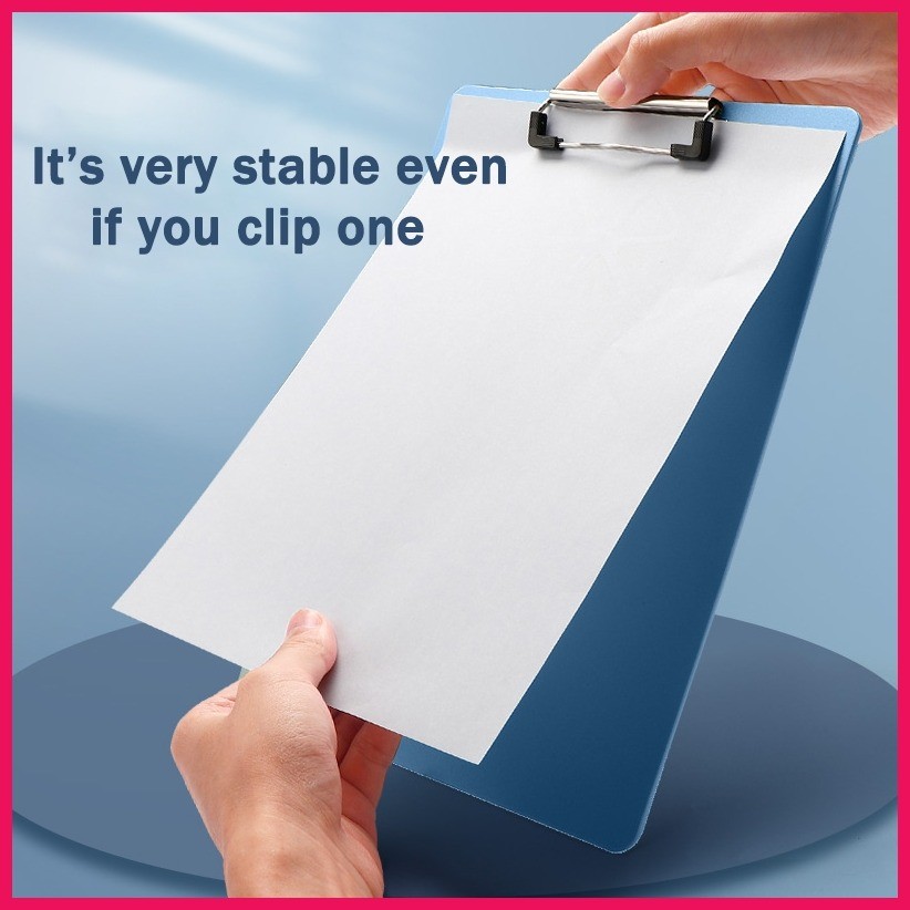 A4 Clip Board Writing Pad Hard Board Long Clip Pad File Paper Folder ...