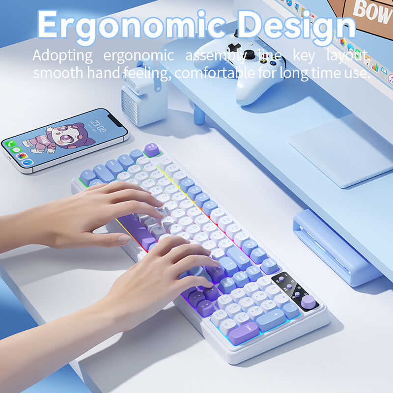 BOW K520 Series Gaming Keyboard RGB Backlight Wired Or Wireless ...