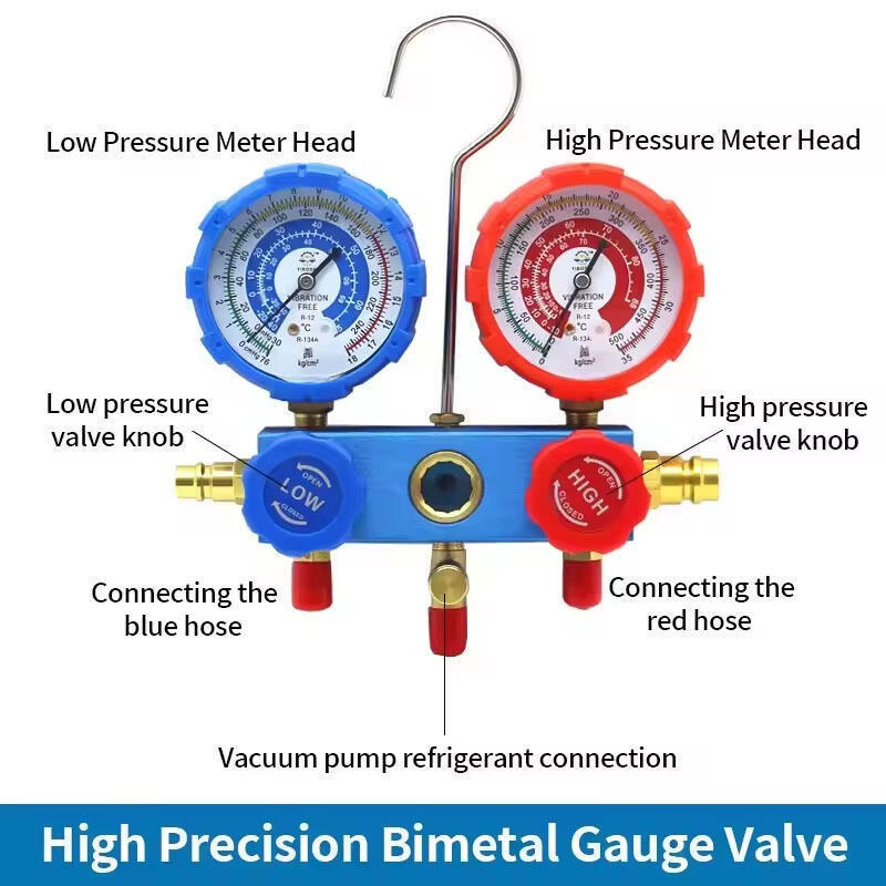GSE AC Diagnostic Tool Manifold Gauge Set R134A Refrigerant Gas ...