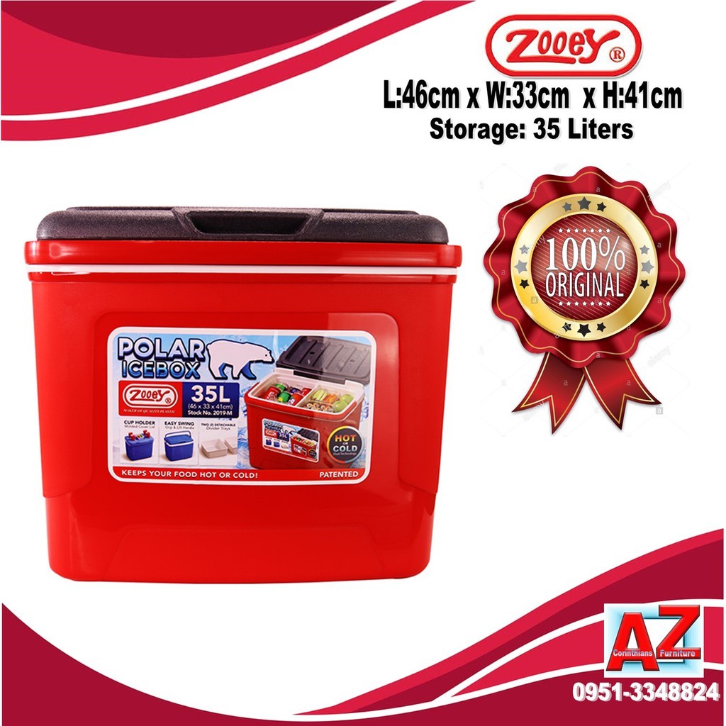 Zooey Polar icebox ice coolers 35 liters | Shopee Philippines