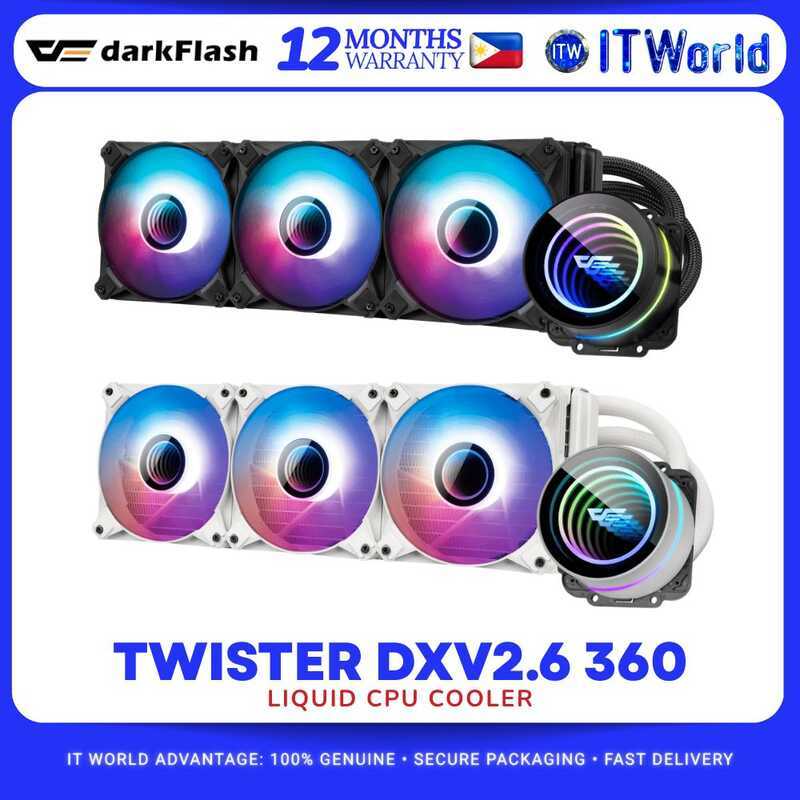 Darkflash Twister Dxv2.6 360Mm Liquid CPU Cooler ARGB 26A | Shopee ...
