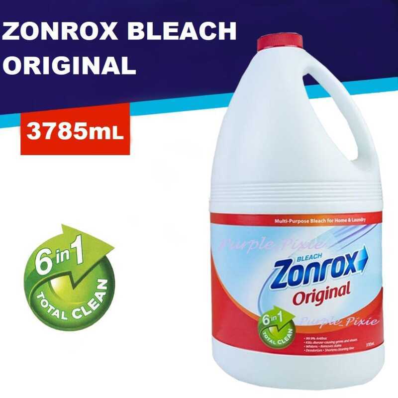ZONROX BLEACH ORIGINAL 1 GALLON 3.785L Bfe | Shopee Philippines