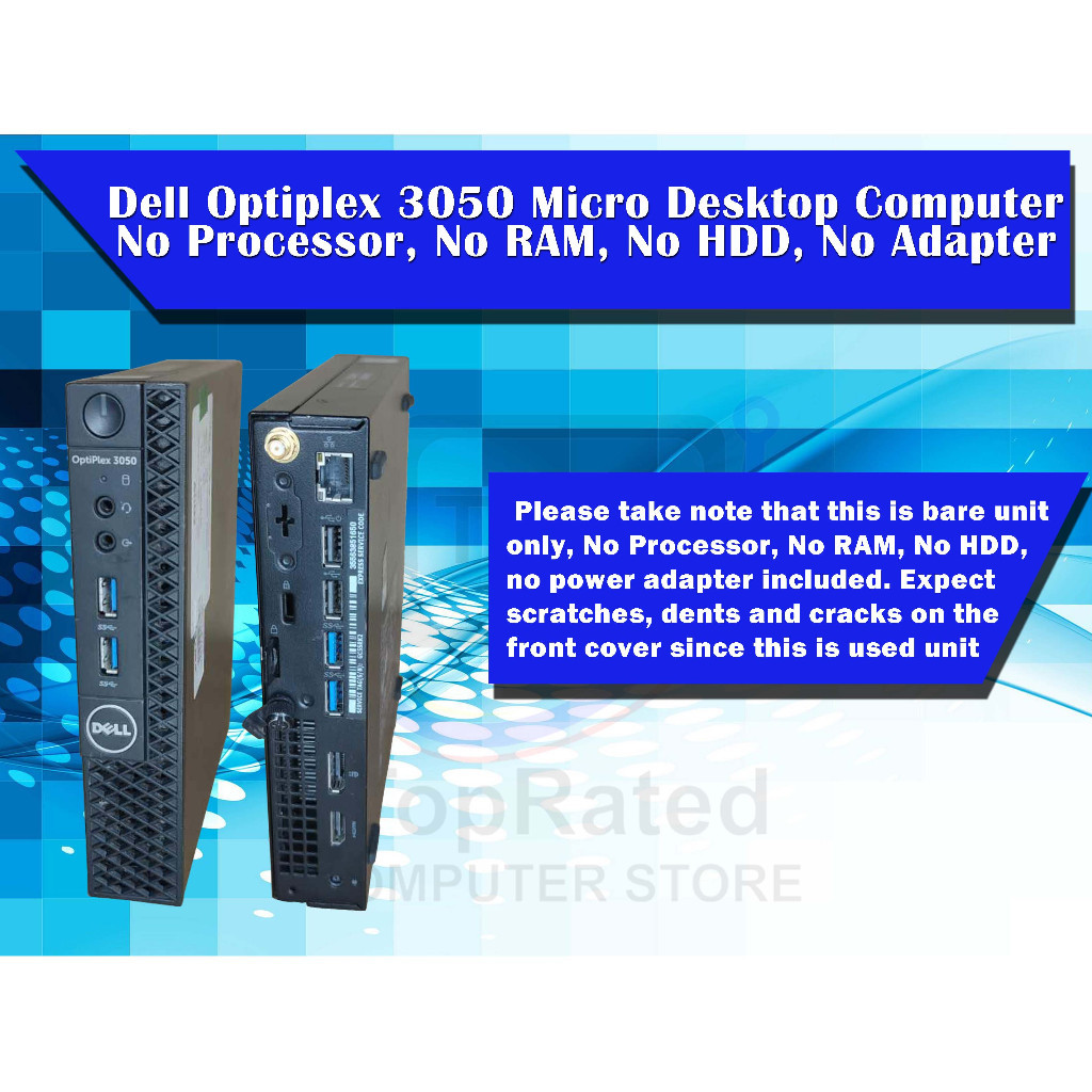 Dell Optiplex 3050 Micro Desktop No Processor, No RAM, No HDD, No HDD ...