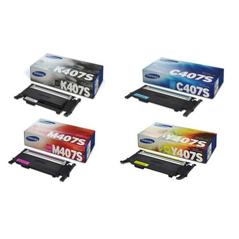Samsung CLT-407S Toner Cartridge BCYM Set of 4 Bundle 3f7 | Shopee ...