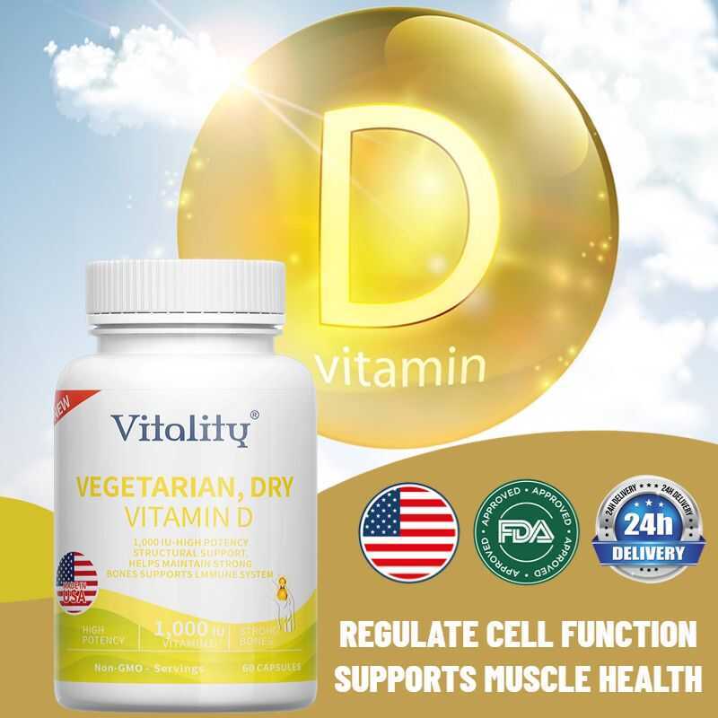 Vitamin D 1,000 IU High Effective Strong Structure Density ,Vit D+ K2 ...