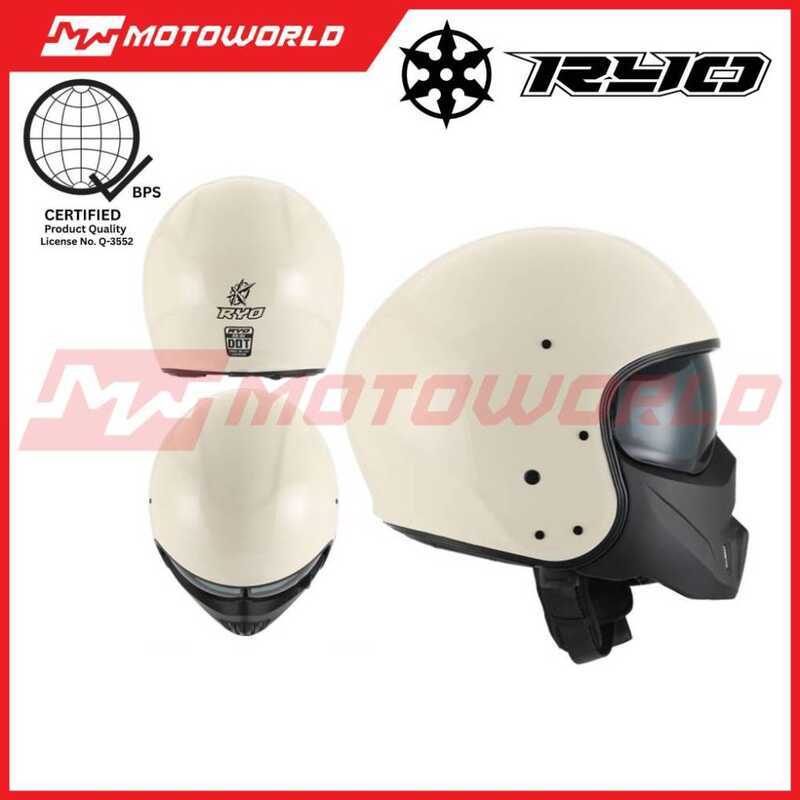 Ro-5V OPEN RYO MOTORCYCLE FACE HELMET | Shopee Philippines