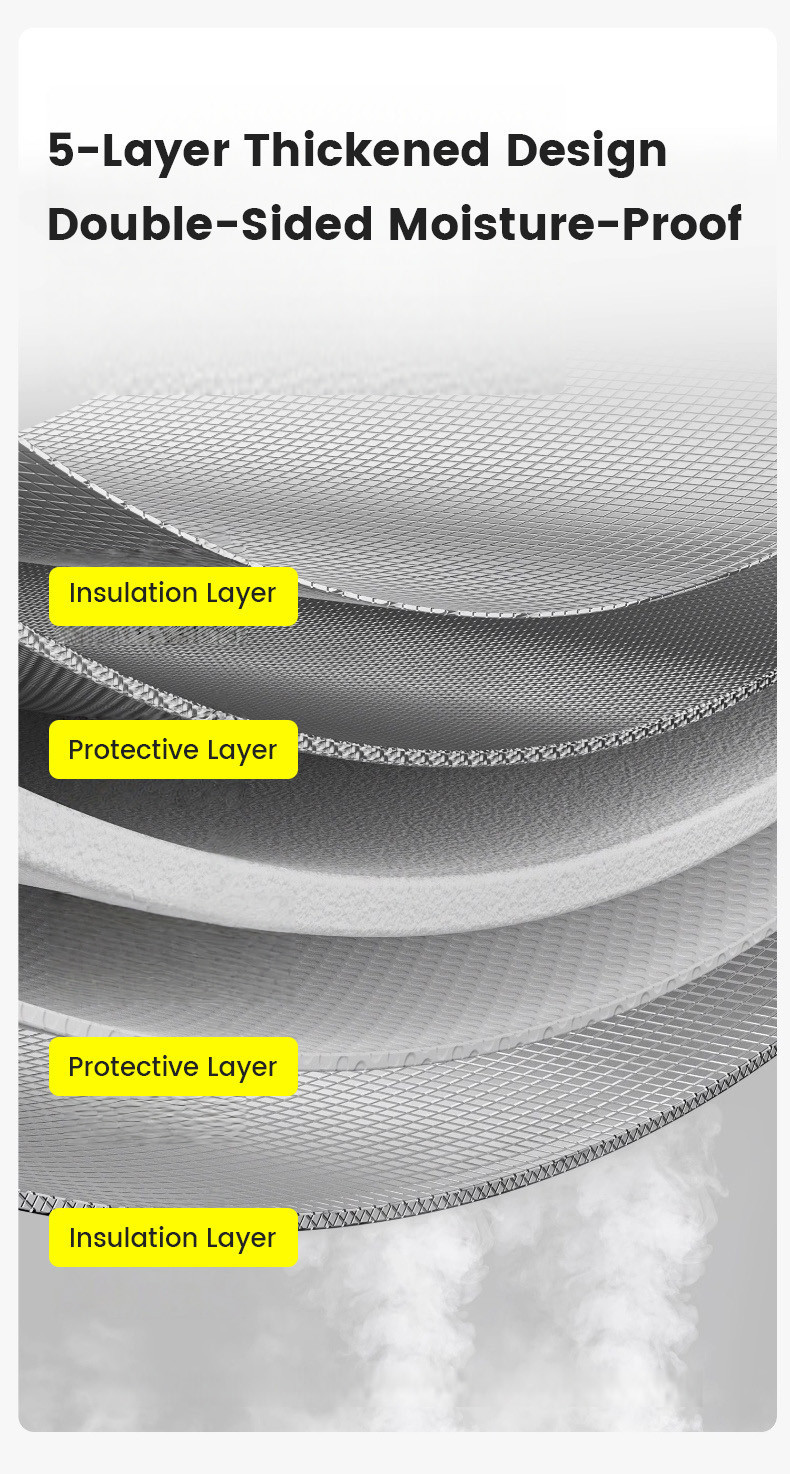 Outdoor Double-sided Aluminium Moisture Proof Mat Portable Camping ...