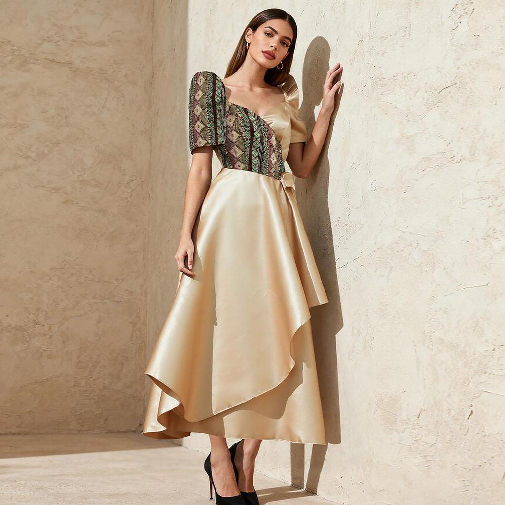 Amyenjoylife Modern Filipiniana Traditional Ethnic Clothing Patchwork ...