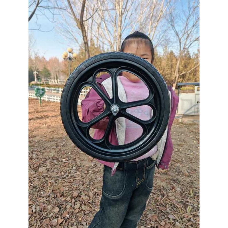 Solid Plastic Wheels Children's Balance Bike Accessories No Inflation ...