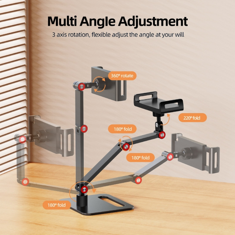 360° Portable Monitor Stand Adjustable Rotating Stand Compatible With ...