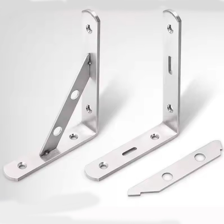 2PCS Stainless Steel L Type Bracket Angle Bracket With Screw Heavy Duty ...