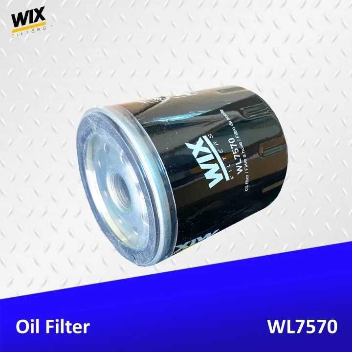 WIX Oil Filter For Wl7570 For Toyota Revo / Fortuner / Hi-Ace / Hi ...