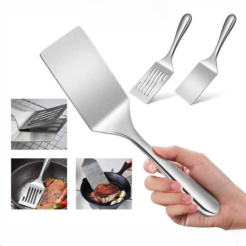 Stainless Steel Frying Spatula Pancake Hamburger Spatula Tiramisu ...