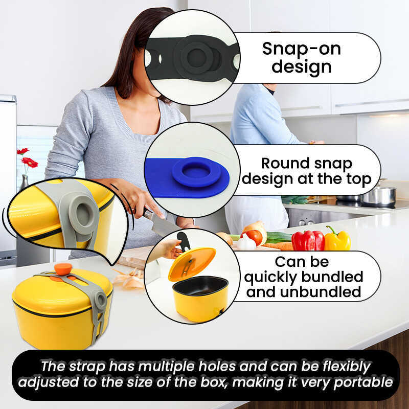 New Product Cross-Border Reusable Universal Lid Fixing Strap Crock Pot ...