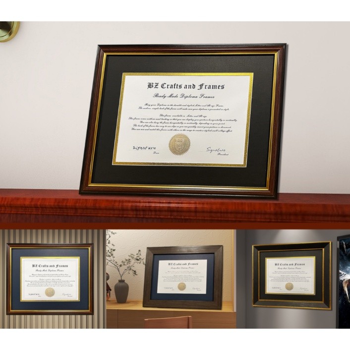 Document Frame #2 8643-152BG MAROON Frame Double Matboard (Letter/A4 ...