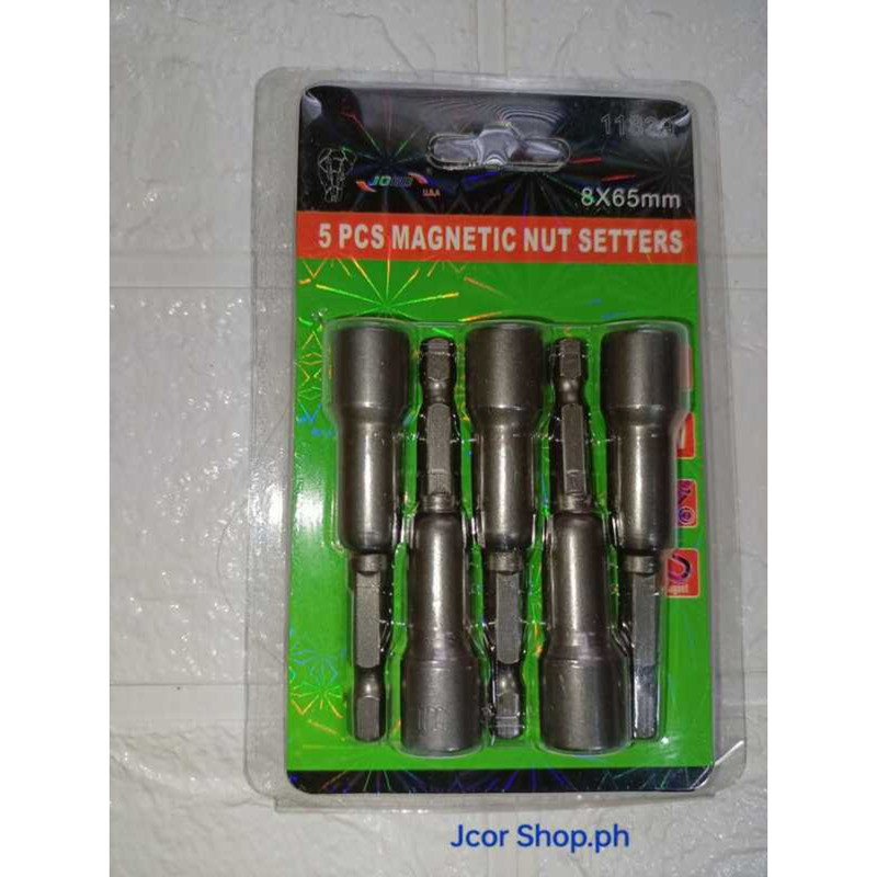5 Pcs. Magnetic Nut Setters (Tek Screw Adapter) 8Mm X 65Mm D82 | Shopee ...
