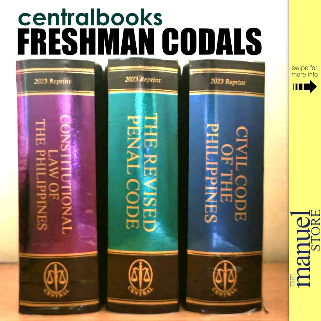 Codal Set (Central) (2023) Civil, Revised Penal Code RPC, Constitution ...