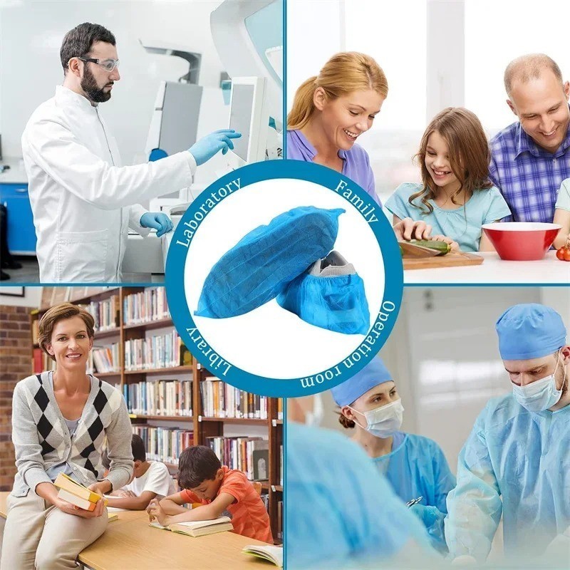 4Colos 100PCS Disposable Non-woven Medical Shoe Covers | Shopee Philippines