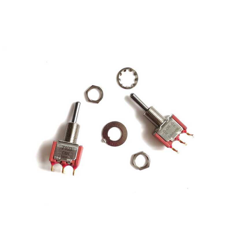 Original American C&k 7103 Right Angled 3-Pin 3-Position Toggle Rocker ...