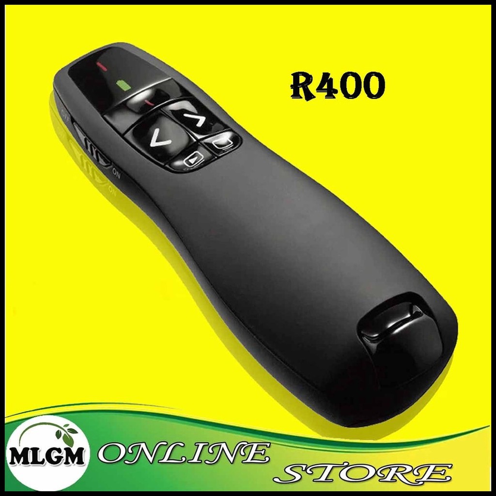 R400 Wireless Presenter Red Laser Pointer PPT Remote Control ...