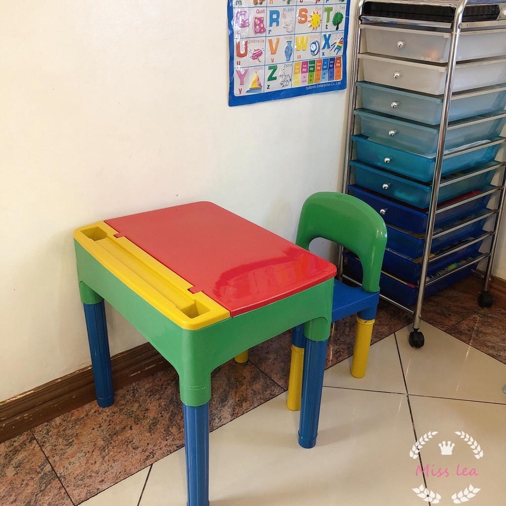 KIDS ONLINE STUDY TABLE WITH 1 CHAIR WITH DRAWER SET WITH COMPARTMENT ...