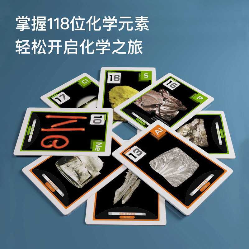 118 Chemical Element Knowledge Periodic Table Flash Cards for Primary ...