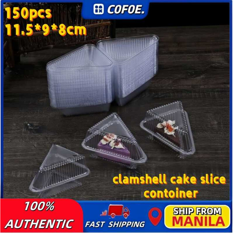 C0f0e. 11.5*9*8Cm 50Pcs Slice Cake Container Triangle Box/Triangle ...